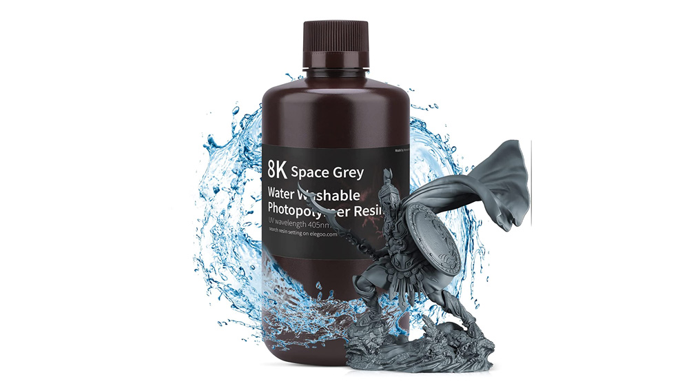 Water Washable Resin 8K 1kg Space Grey