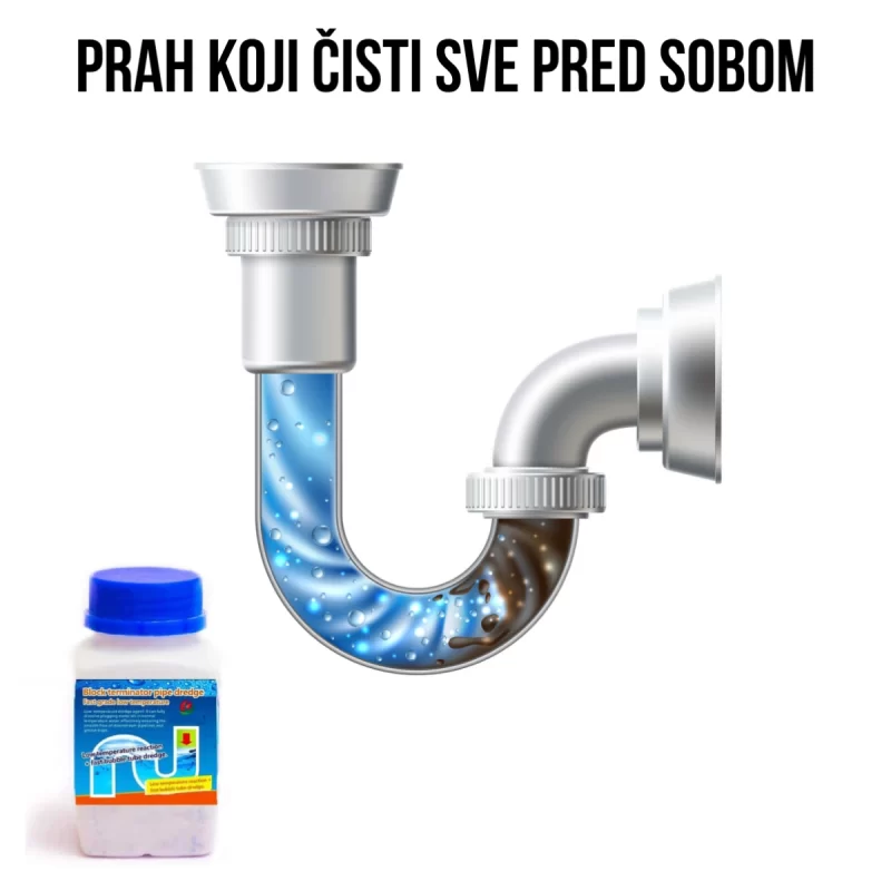 Prah za čišćenje i otpušavanje odvoda