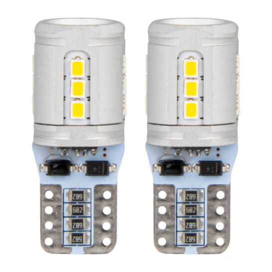 Sijalice LED T10e W5W Canbus, 12/24V, 15 SMD (2 kom) – Amio 03723