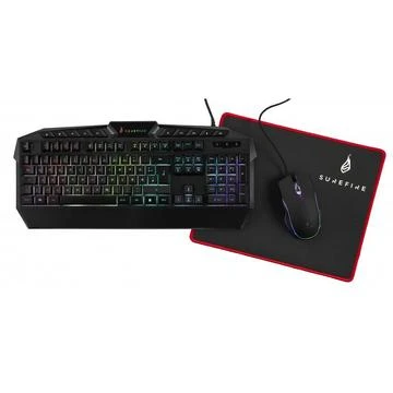 SUREFIRE KINGPIN GAMING COMBO 48825-482 - KEYBOARD, MOUSE, MOUSEPAD - GERMAN LAYOUT