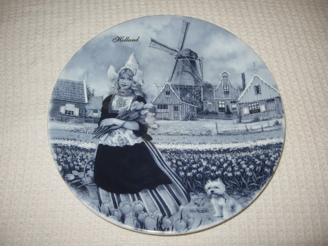 Delft ukrasni tanjir
