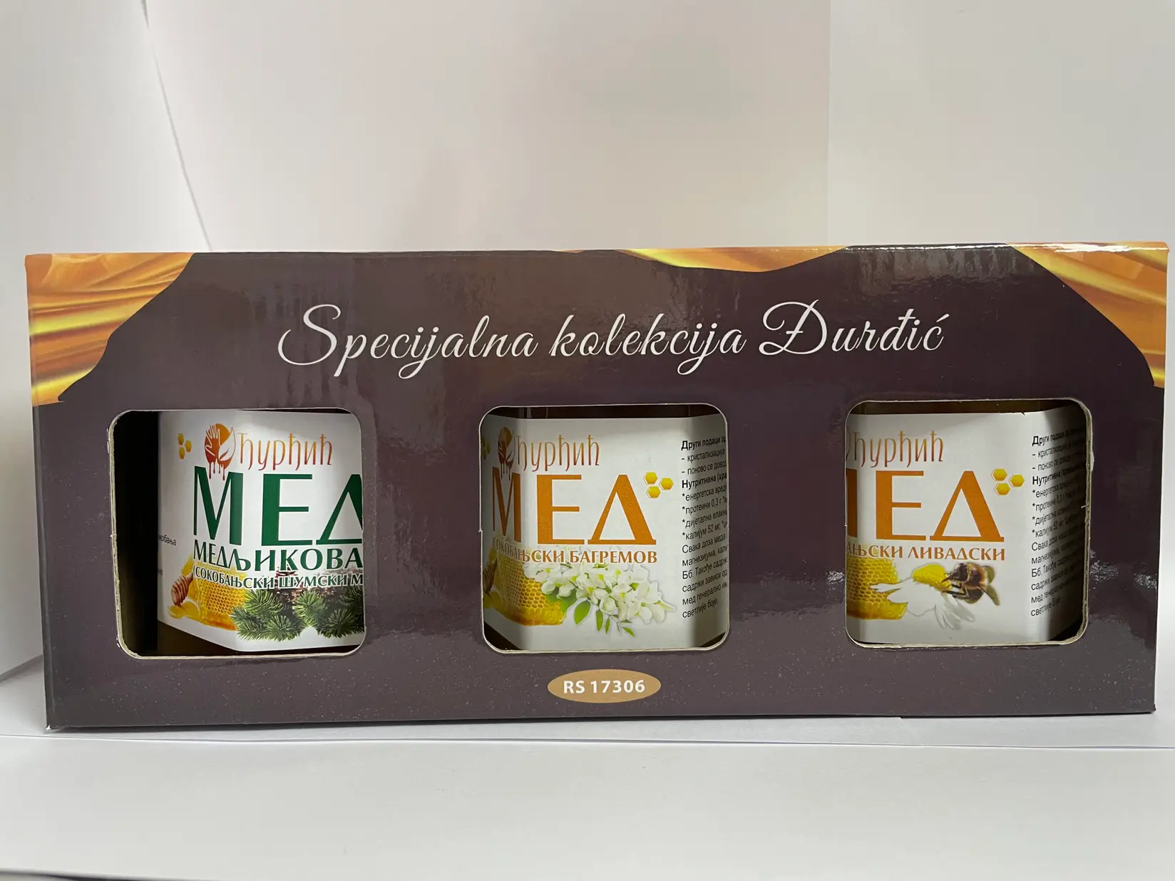 Etno Dućan Đurđić Livadski med, 250g + Bagremov med, 250g + Šumski med, 250g