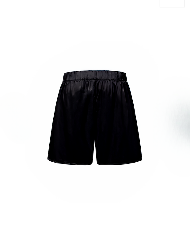 Svileni Boxer Shorts Black