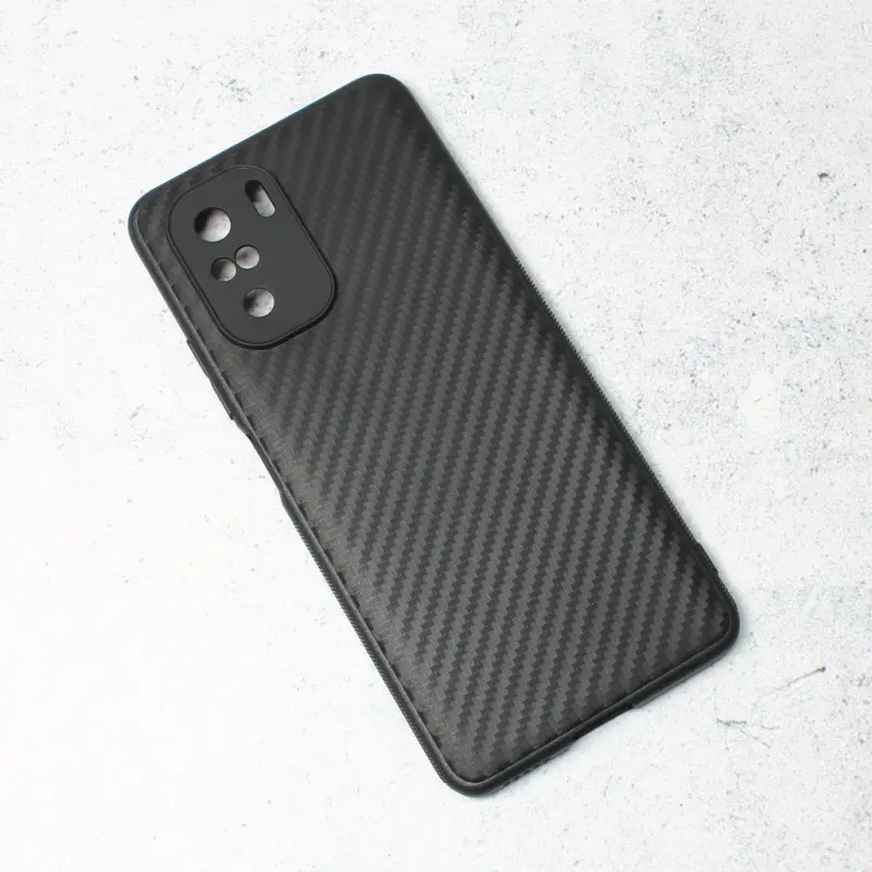 TELEMPIRE Maska za telefon Carbon fiber za Xiaomi Poco F3 /Mi 11i crna