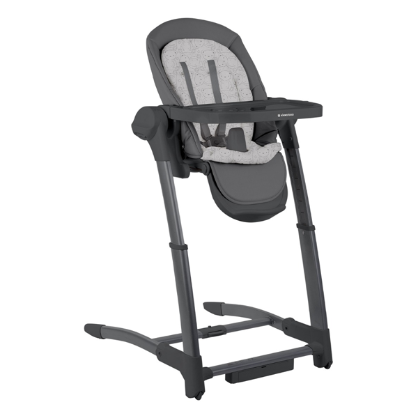 Kikka Boo Električna ljuljaška i stolica za hranjenje za bebe Prima 3in1 Grey KKB60080