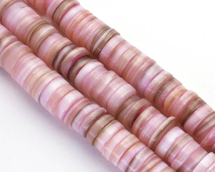 OP_Sedef bojeni 2x7mm – Heishi (02) Pink (10gr)