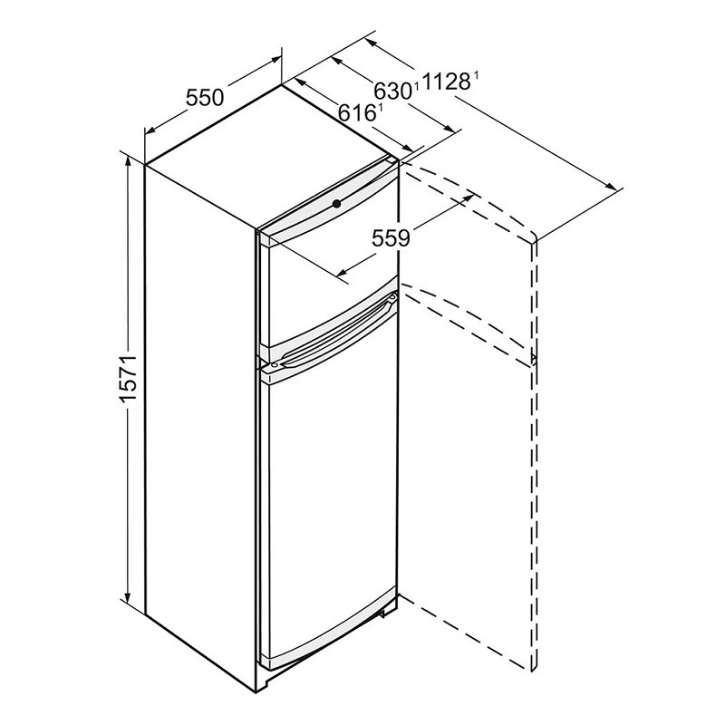 Liebherr kombinovani frižider CTe 2931 Comfort GlassLine