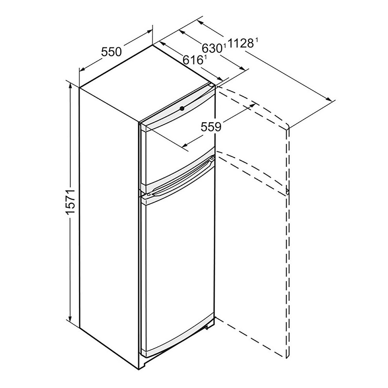 Liebherr kombinovani frižider CTele 2931 Comfort GlassLine + SteelLook