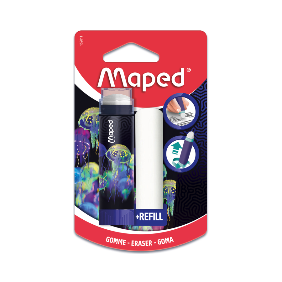 GUMICE ZA BRISANJE MAPED DEEP SEA STIK + REFIL