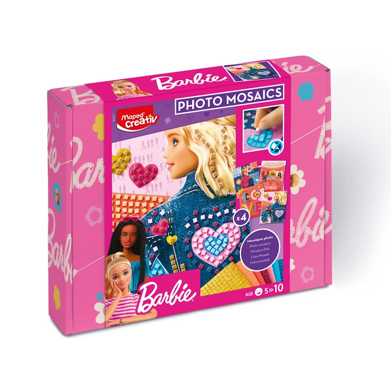 POKLON SET MOZAIK MAPED BARBIE