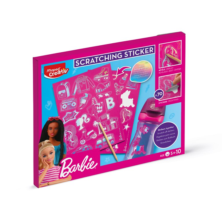 POKLON SET STIKERI MAPED BARBIE