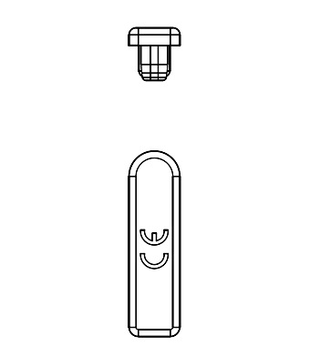 Završna pločica 1p 10-16mm²
End-cap for isolation on the ends of bthe bausbars