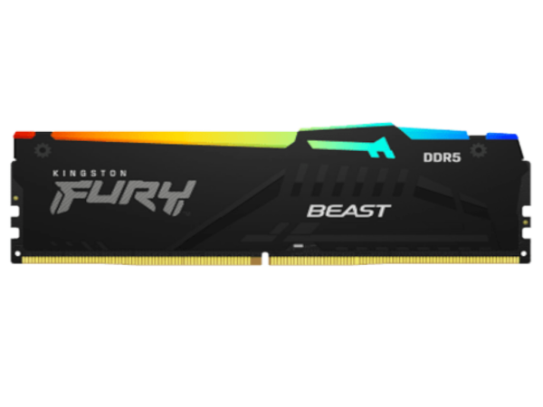 Memorija KINGSTON 32GBDIMMDDR55200MHzCL40FURY Beast RGB XMP' ( 'KF552C40BBA-32.E' )