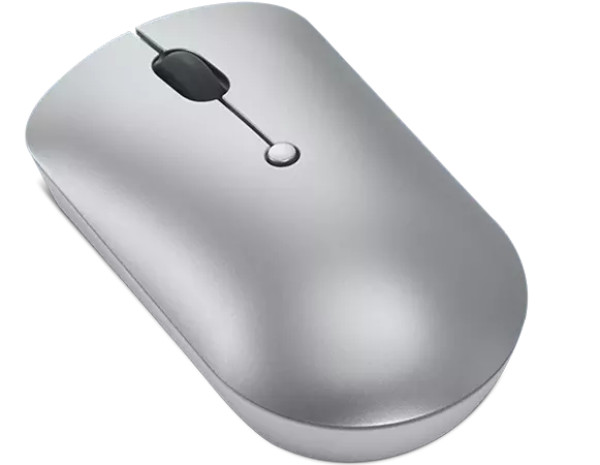 Lenovo 540 USB-C Mouse (Cloud Grey), 4-button mouse, On-the-fly DPI switch (800-1600-2400 DPI), Red optical ( GY51D20869 )