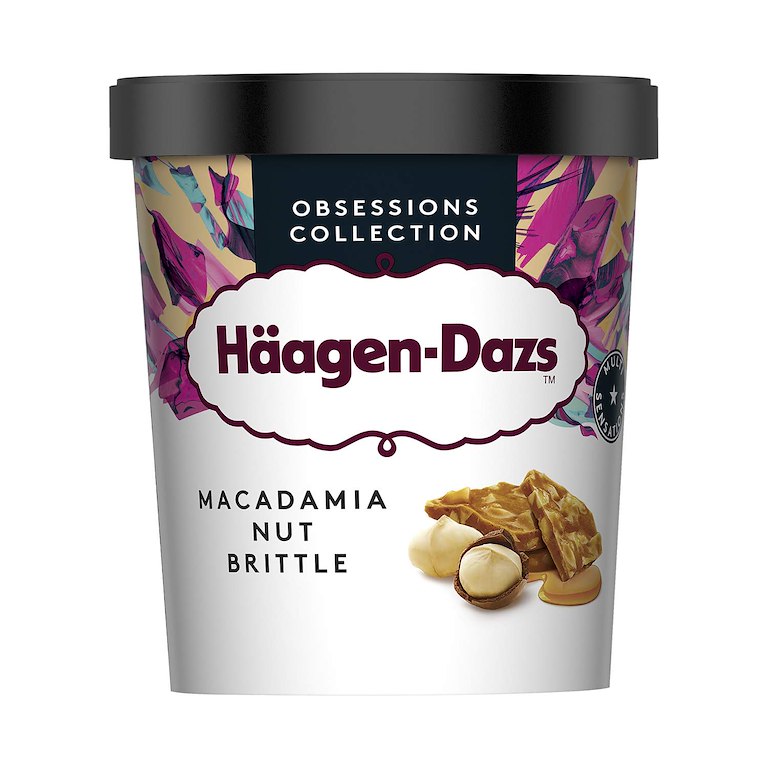 Haagen Dazs sladoled macadamia nut brittle 460ml haagen dazs