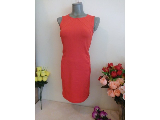 Divided narandzastocrvena haljina 36