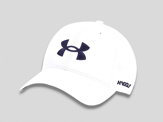 Under Armour Golf kačket za odrasle - beli SPORTLINE