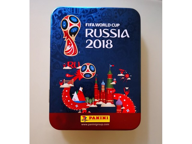 Panini RUSSIA 2018 - Metalna kolekcionarska kutija!