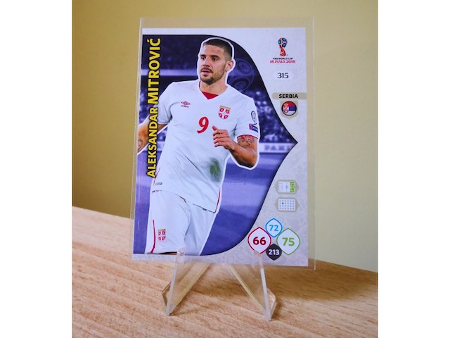 Aleksandar MITROVIC kartica - RUSSIA 2018 Panini!