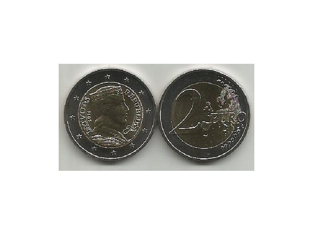 Latvija Letonija 2 euro 2014. UNC