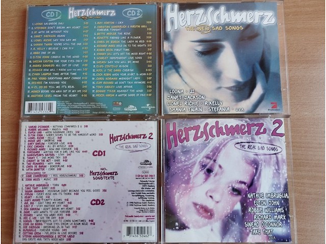 Herzschmerz+Herzschmerz 2 - Various Artists 2+2Cds