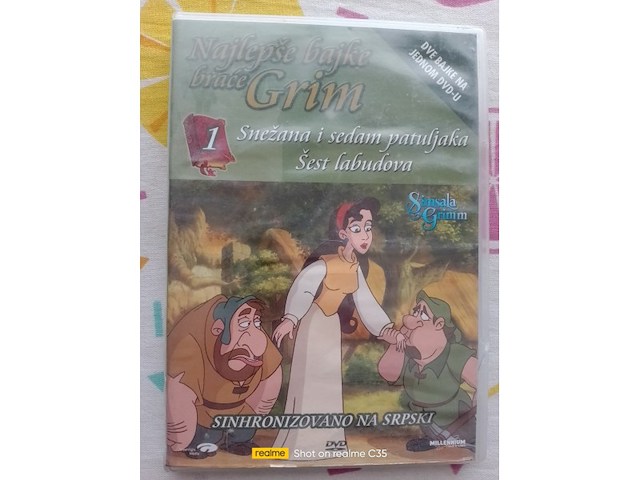 DVD BRACA GRIM - SNEZANA I 7 PATULJAKA  6 LABUDOVA