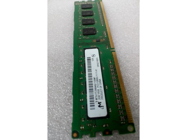 2Gb DDR3 1600MHz, Micron jednostrana memorija