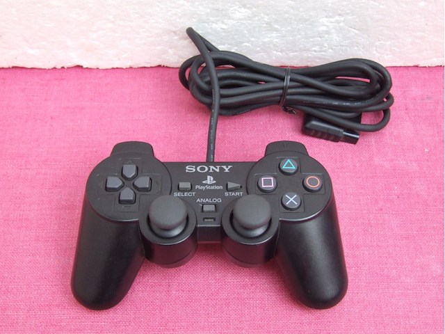 Sony Playstation 2 DualShock dzojstik BLACK + GARANCIJA