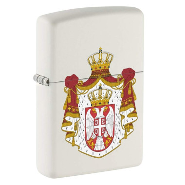 Zippo 214-107805 ROY. COA. Kraljevina Srbija upaljač