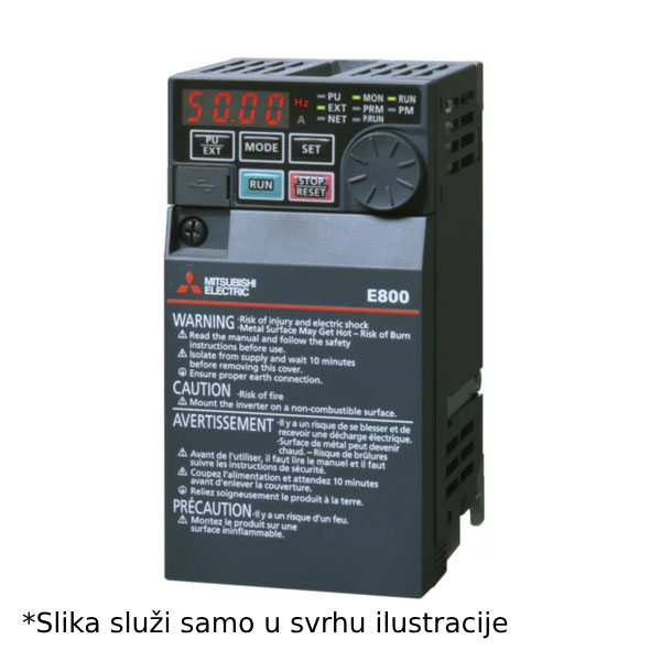 FREKVENTNI REGULATOR MITSUBISHI FR-E840-0026-4-60 0,75kW