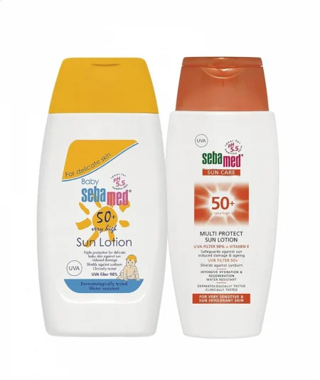 SEBAMED SUN SET LOSION SPF 50+ 150ML + SEBAMED SUN DEČIJI LOSION SPF50+ 200ML