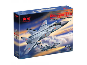 ICM Model Kit Aircraft - Mikoyan-31B Russian Heavy Interceptor Fighter 1:72 ( 060908 )