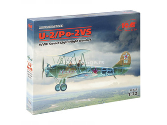 ICM Model Kit Aircraft - U-2/Po-2VS WWII Soviet Light Night Bomber 1:72 ( 060911 )