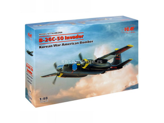 ICM Model Kit Aircraft - B-26?-50 Invader Korean War American Bomber 1:48 ( 060942 )