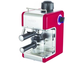 HAUSER CE 929 R Espresso coffee maker red / silver