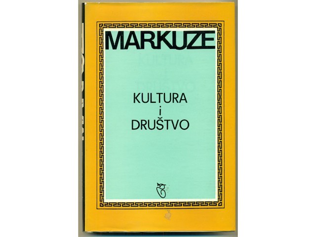 KULTURA I DRUŠTVO Herbert Markuze