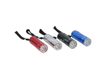 Grundig Set Baterijskih Lampi 9LED Red