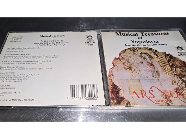 Ars Nova Consort - Musical treasures of Yugoslavia , O.
