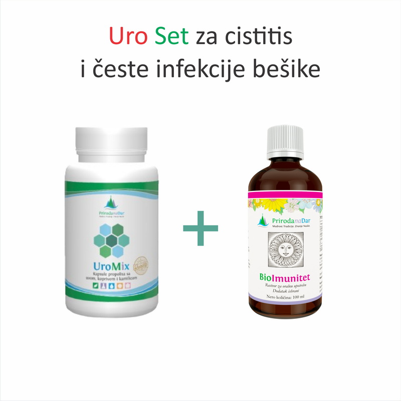 Uro Set za cistitis i hronične upale bešike
URO SET ZA BEŠIKU