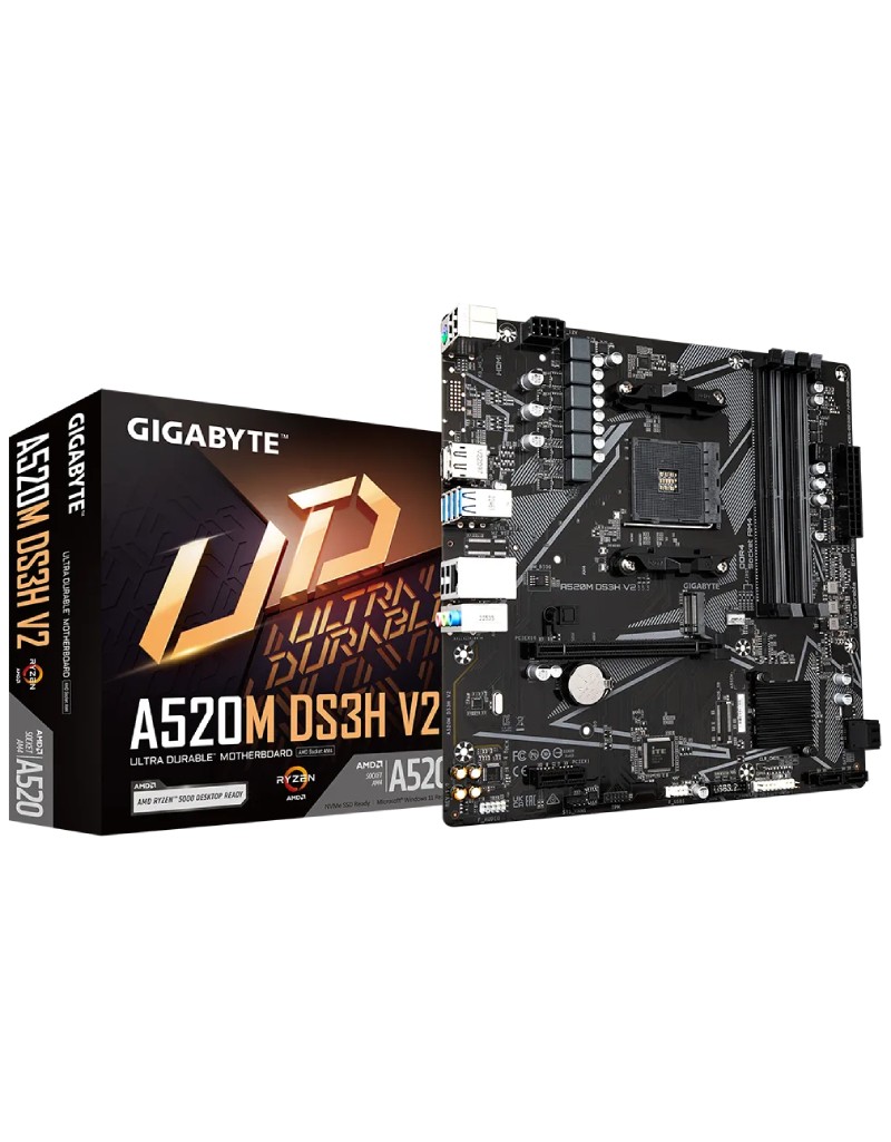 GIGABYTE A520M DS3H V2 rev. 1.x