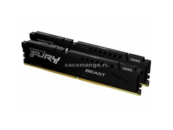 Memorija KINGSTON 32GB(2x16GB)/DIMM/DDR5/6400MHz/CL32/FURY Beast XMP
