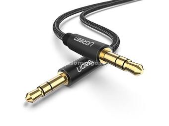 AUX kabl 3.5mm 2m gold Ugreen AV112 crni