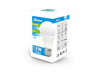 Xwave E27 12W LED sijalica 3000K/220V/1155Lm/Toplo Bela