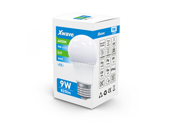 Xwave E27 9W SL-B-A9-4K LED Sijalica 4000K/820Lm,Bela