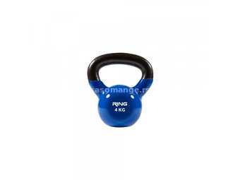 RING RX DB2174-4 kettlebell metal+vinyl 4kg