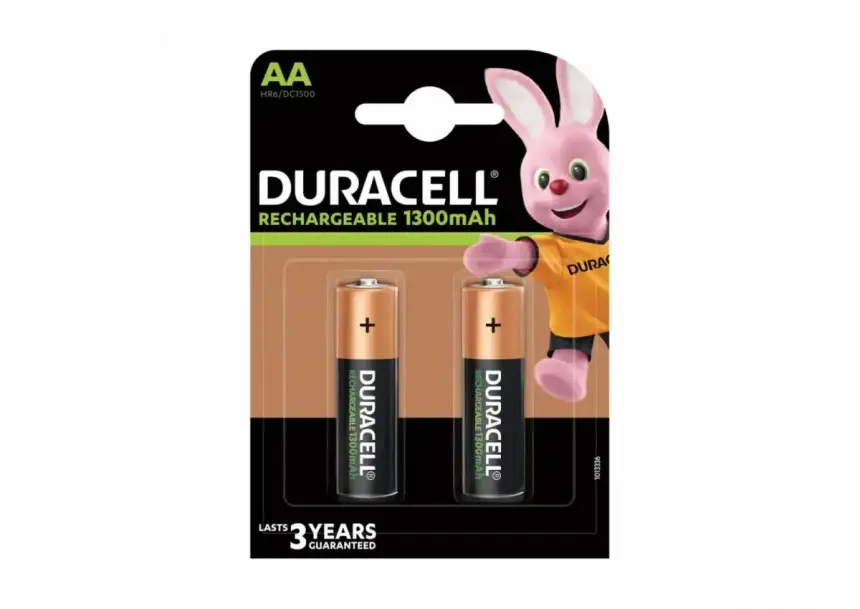 Punjiva baterija Duracell AA 1300 mAh Punjiva/2/1 pak