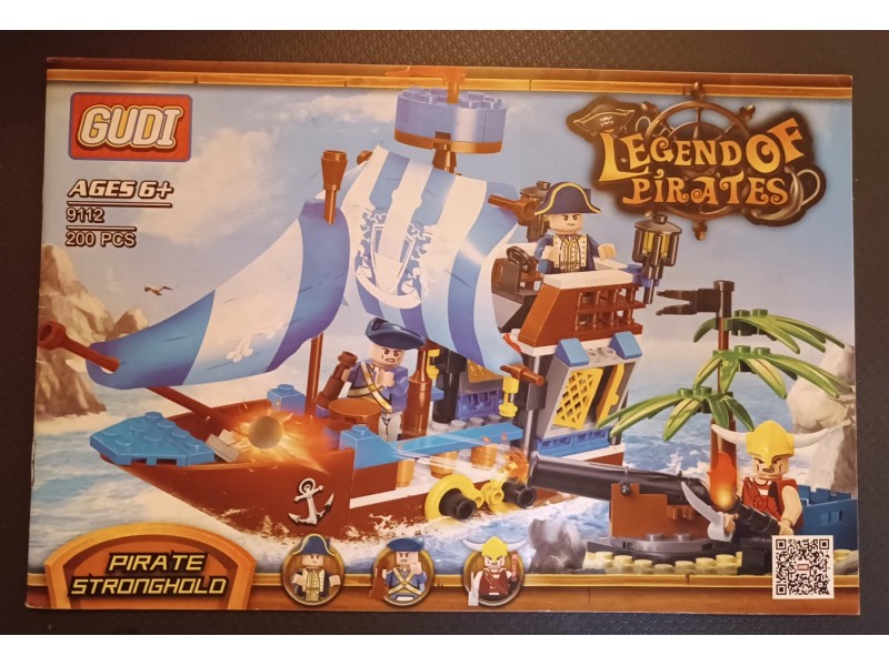 38***uputstvo KAO LEGO**GUDI**LEGEND OF PIRATES*9112***