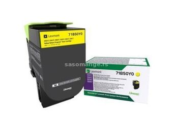 Lexmark 71B50Y0 žuti toner 2300 strana