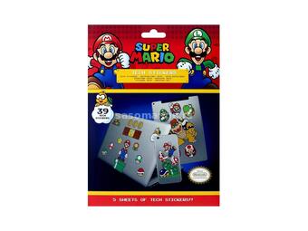 Nalepnice Super Mario - Mushroom Kingdom - Tech Stickers
