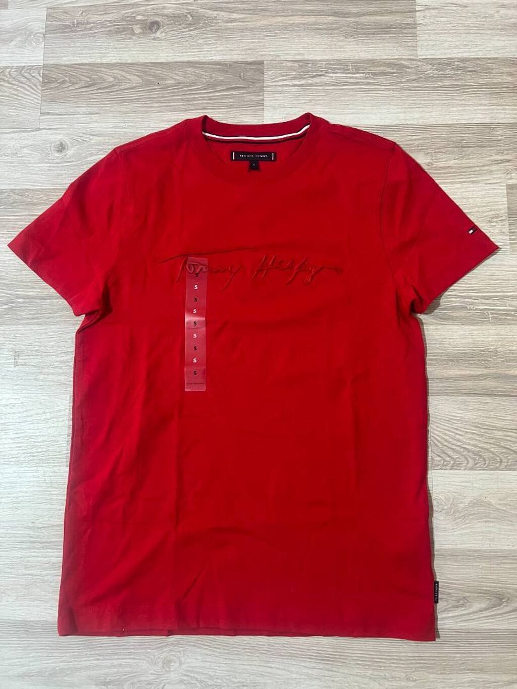 Men's T-shirt Tommy Hilfiger, S (EU 36), bоја - Crvena